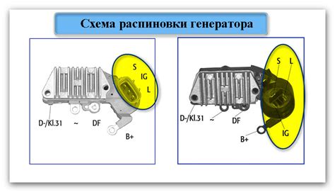 Распиновка разъема генератора тойота 4 контакта