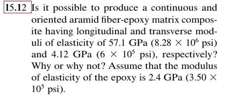 Solved Assume That The Composite Described In Problem Chegg