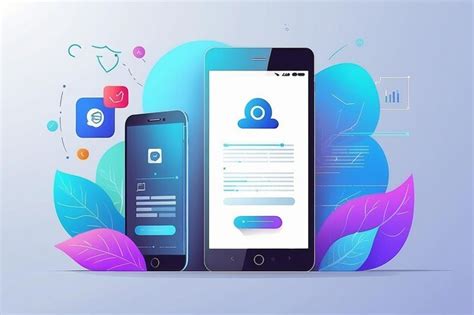 Premium Photo Web Develop For Mobile Phone Vector Concept Create