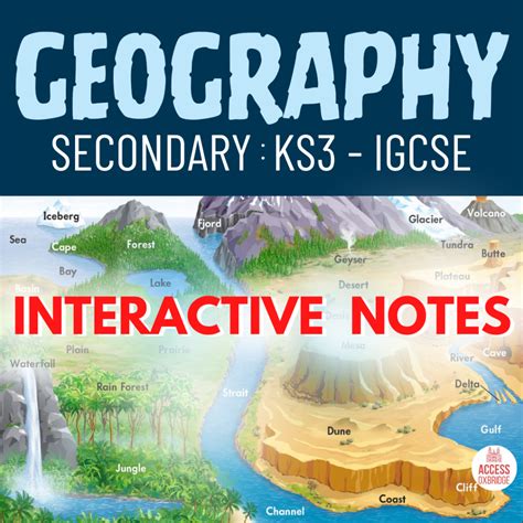 K24 Lower Secondary Geography Notes Ks3 Year 7 Year 8 Year 9 Ks3 Geography Revision Notes