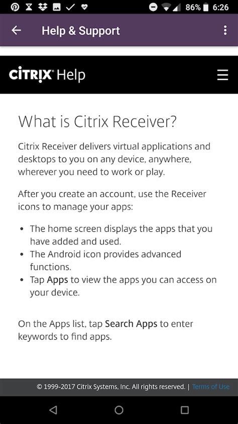 Citrix Receiver Android Apps On Google Play