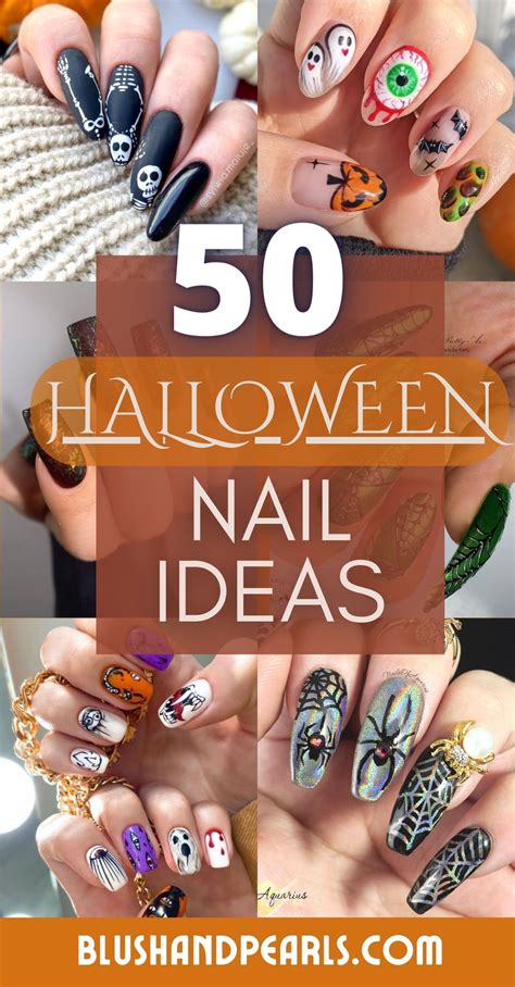 50 Spookily Fun Halloween Nails Fun Halloween Nails Halloween Nail