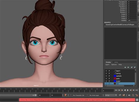Advanced Skeleton Lip Error Autodesk Community
