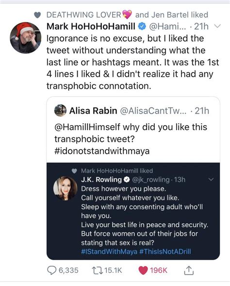 It Can Be Difficult To Admit You Make A Mistake Props To Mark Hamill