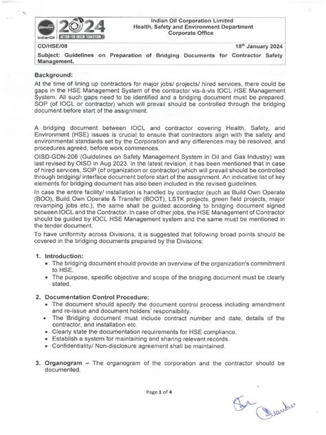 Guidelines On Preparation Of Bridging Document 18012024 Pdf