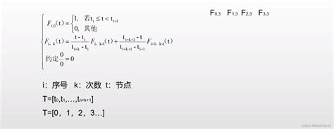 29 三次b样条曲线算法 三次b样条曲线公式 csdn博客