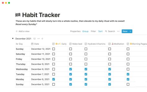use notion habit tracker to reach your goals