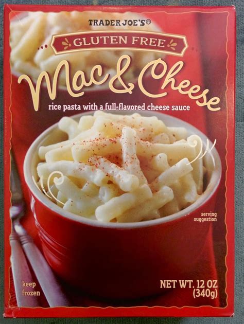 trader joe s nutrition labels trader joe s gluten free mac and cheese
