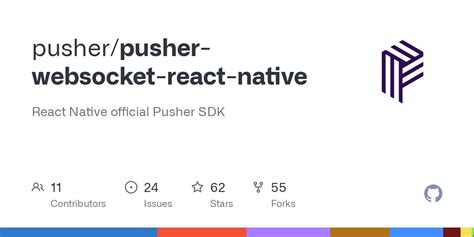 GitHub Pusher Pusher Websocket React Native React Native Official Pusher SDK