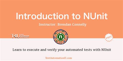 Test Automation University On Twitter Course Introduction To Nunit
