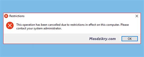 Cara Mengatasi Restriction Di Windows 10 Dengan Mudah Mas Dzikry