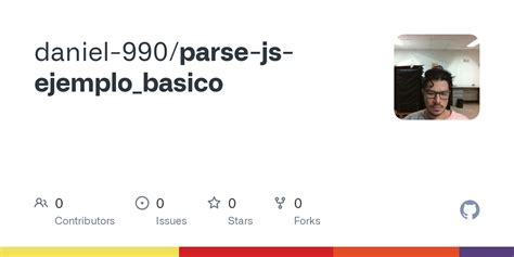 GitHub Daniel 990 Parse Js Ejemplo Basico