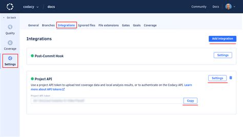 API Tokens Codacy Docs