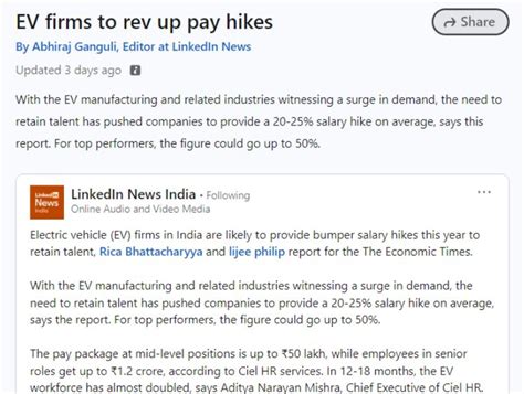 Internshala Trainings On Linkedin In Case You Were Looking For A Reason To Build A Career In Ev