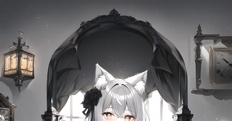 Novelai Beautiful Girl Silver Hair 無題 Pixiv