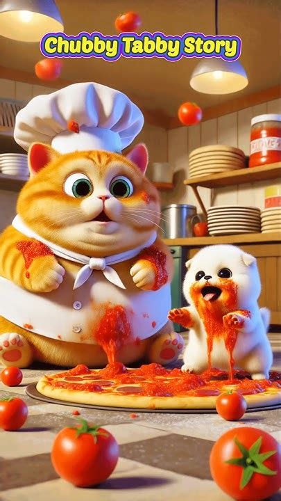 배고픈 아기 강아지를 위해 맛있는 피자를 만들었는데 대참사 🍕🐶😱 Shorts Cat Animation Youtube