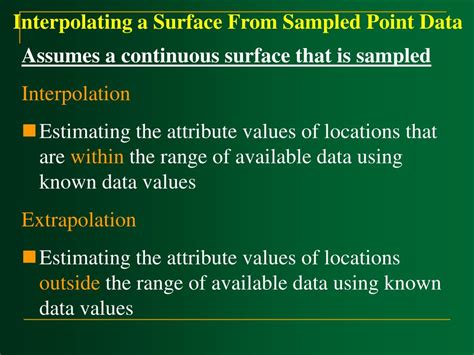 PPT Applications In GIS Kriging Interpolation PowerPoint Presentation ID 1222152
