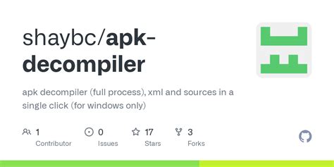 GitHub Shaybc Apk Decompiler Apk Decompiler Full Process Xml And Sources In A Single Click