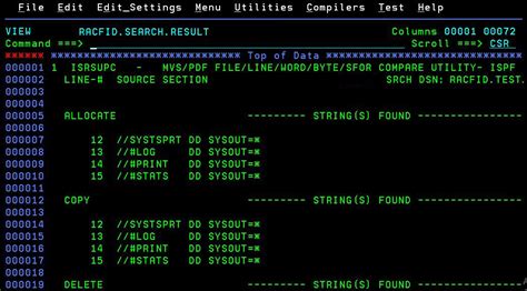 Extended Search Tso Ispf Tutorial