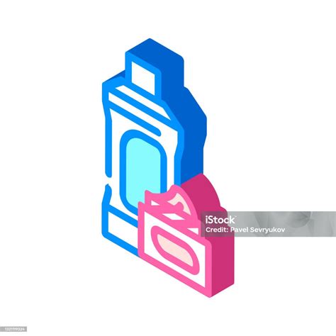 자동차 연마 등각 아이콘 벡터 일러스트레이션용 화학 액체 계기판 측정기에 대한 스톡 벡터 아트 및 기타 이미지 계기판 측정기 나사돌리개 닦기 Istock