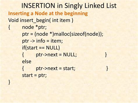 PPT Singly Linked List PowerPoint Presentation Free Download ID