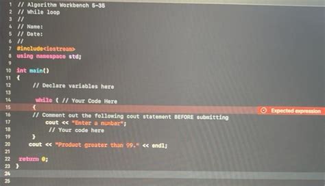 Solved 1 Algorithm Workbench 5 35 2 While Loop 3 4
