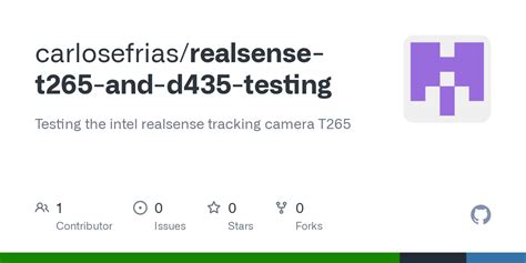 github carlosefrias realsense t265 and d435 testing testing the
