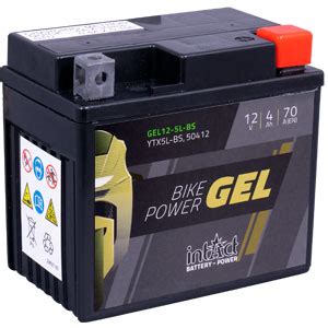 Intact Gel Motorradbatterie Batterie Mit 30 Startleistung Für Roller Motorrad Quad