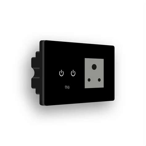 Iotics Smart Wifi Board 1 Switch And 1 Plug Module Touch Ir Remote App Control Voice Control