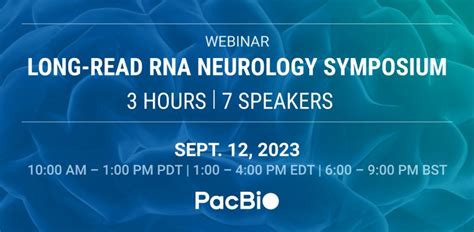 Pacbio On Linkedin Long Read Rna Neurology Symposium