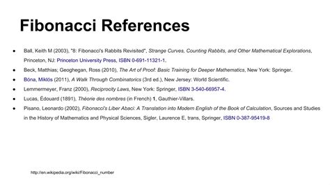 Fibonacci Numbers Abridged Pdf