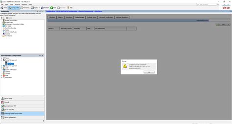 Firepower Unable To Load Container Cisco Community