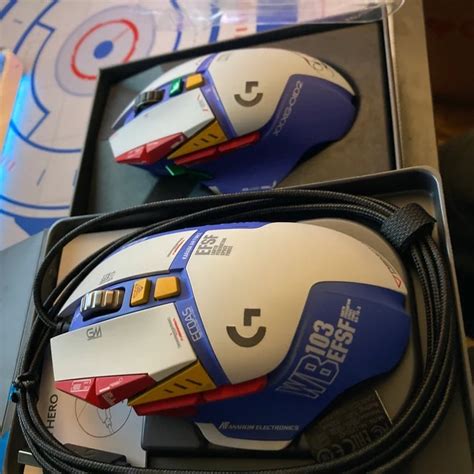 RX GUNDAM Wired Logitech Gaming Mouse Unleash Your Gaming Potential