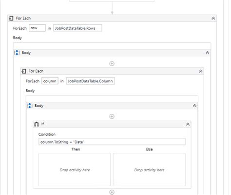 Datatable Iterate Through Column Named Date Help Uipath Community