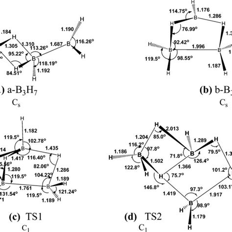 Structures Of B4h10 Isomers Download Scientific Diagram