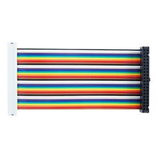 Edatec Pi400EXT R 40pin GPIO Extender For Pi400 Rainbow Cable 2 90