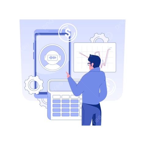 Gambar Ilustrasi Vektor Konsep Terisolasi Asisten Virtual Konsultasi