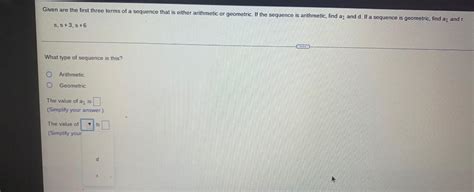 Answered Given Are The First Three Terms Of A Sequence That Is Either Kunduz