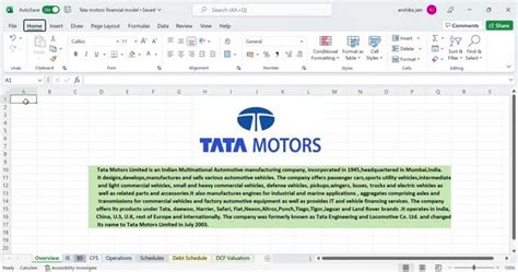 Anshika Jain On Linkedin Finance Financialmodeling Dcfvaluation Tatamotors Research 28