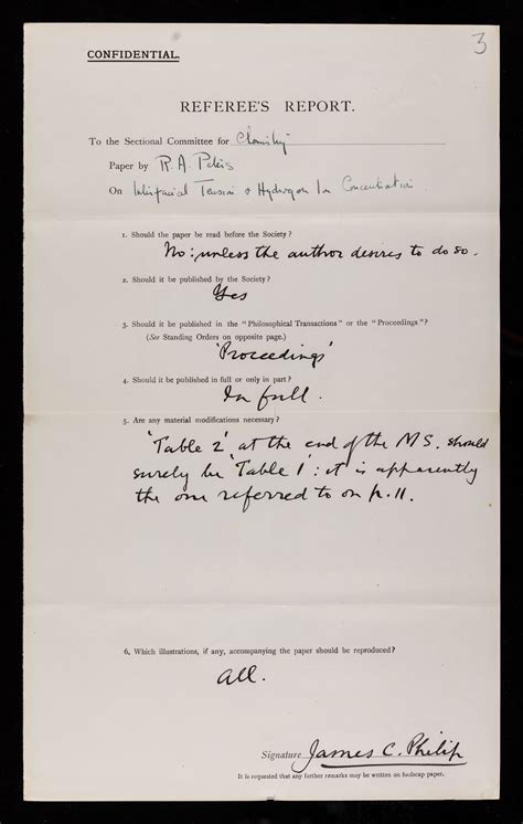 Referees Report By James Charles Philip On A Paper Interfacial Tension And Hydrogen Ion