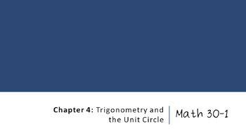 Math Chapter Trig And The Unit Circle Notes And Video Lessons