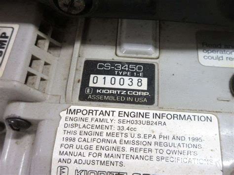 Echo Chain Saw Model CS With Manual Blade New Bar And New Chain Albrecht Auction