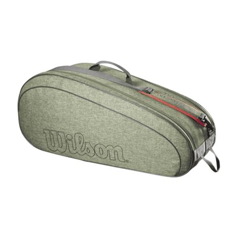 Wilson Team 3 Pack Racket Bag Heather Green Mdg Sports