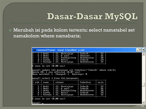 Ppt Pengenalan Mysql Powerpoint Presentation Free Download Id4391007