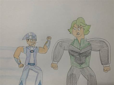 Sportacus vs Coach Brunt by protoman17 on DeviantArt