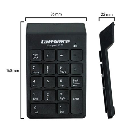 Taffware Keypad Numeric Numpad Wireless GHz M I Black JakartaNotebook