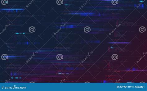 Programming Source Code Banner Stock Vector Illustration Of