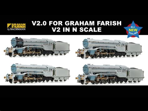 Graham Farish N Scale Lner V2 Class Announcement Bachmann Europe Railway Models Uk