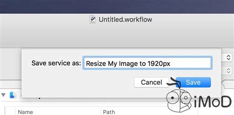 วิธีย่อรูป ปรับขนาดภาพด้วย Automator บนเครื่อง Mac ในคลิกเดียว Imod