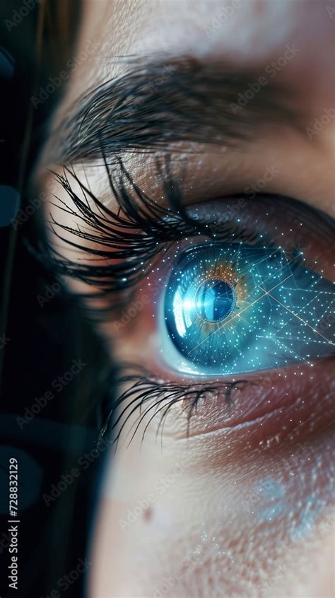 Retina Recognition And Iris Reading Of A Female Eye Through Advanced Biometric Security